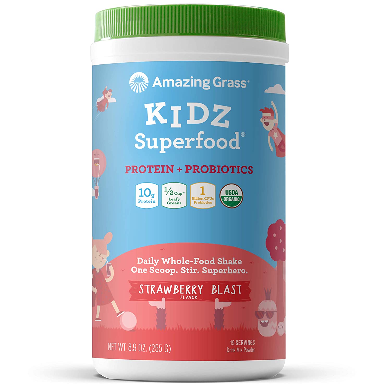 (HẾT HÀNG) Amazing Grass Kidz Superfood Protein cho bé vị Strawberry ...